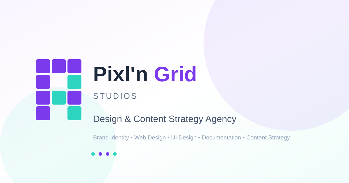 Pixl'n Grid Studios | Design & Content Strategy Agency